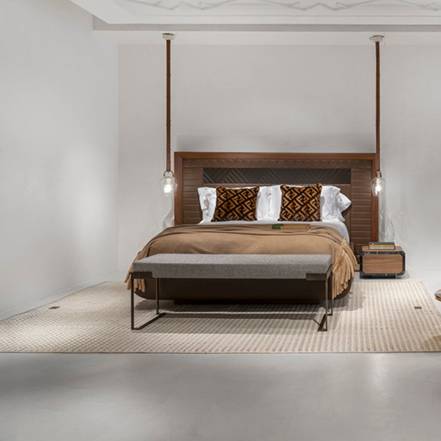 Aura bench by Fendi Casa | Maison Territo