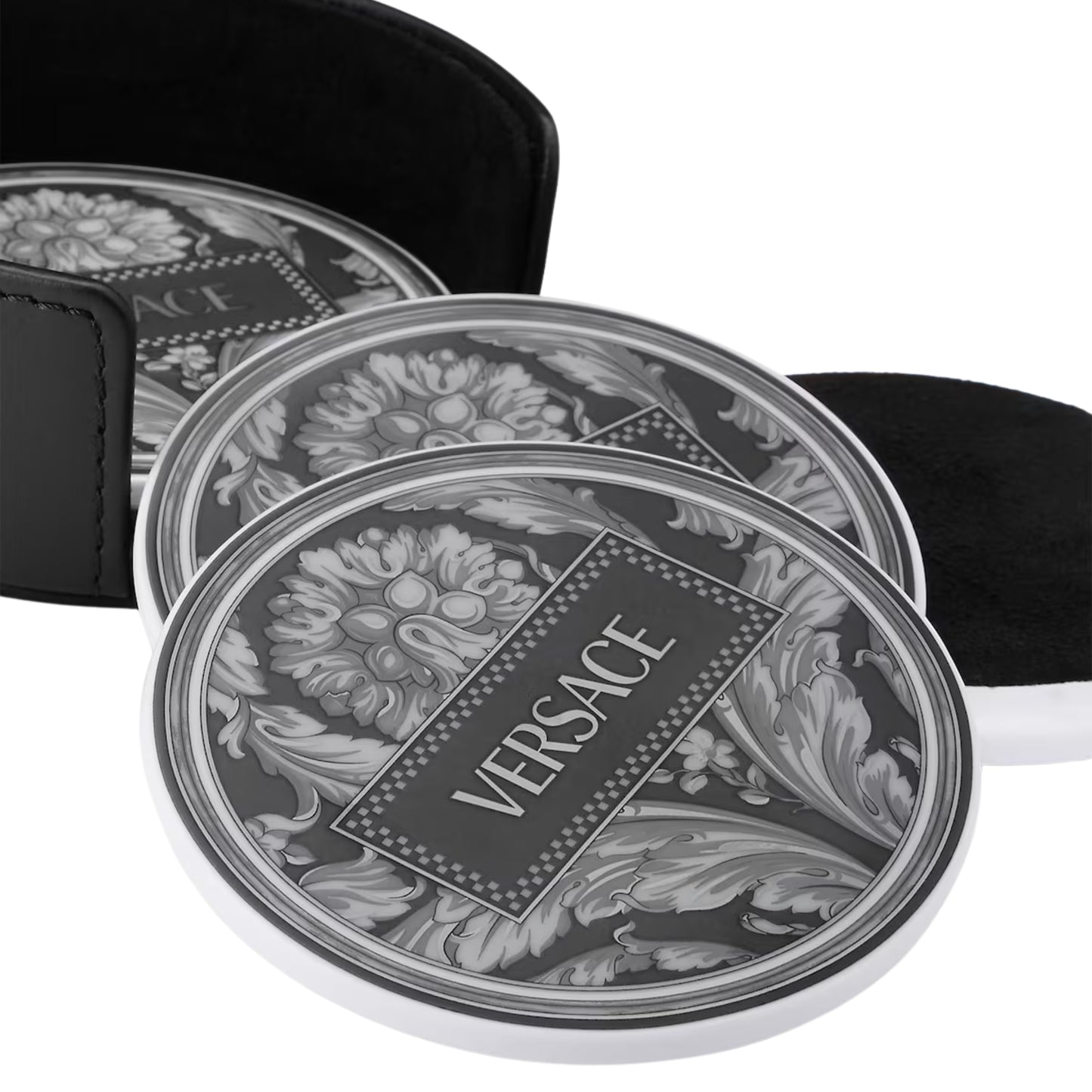 Barocco haze coaster 4-set by Versace Home | Maison Territo