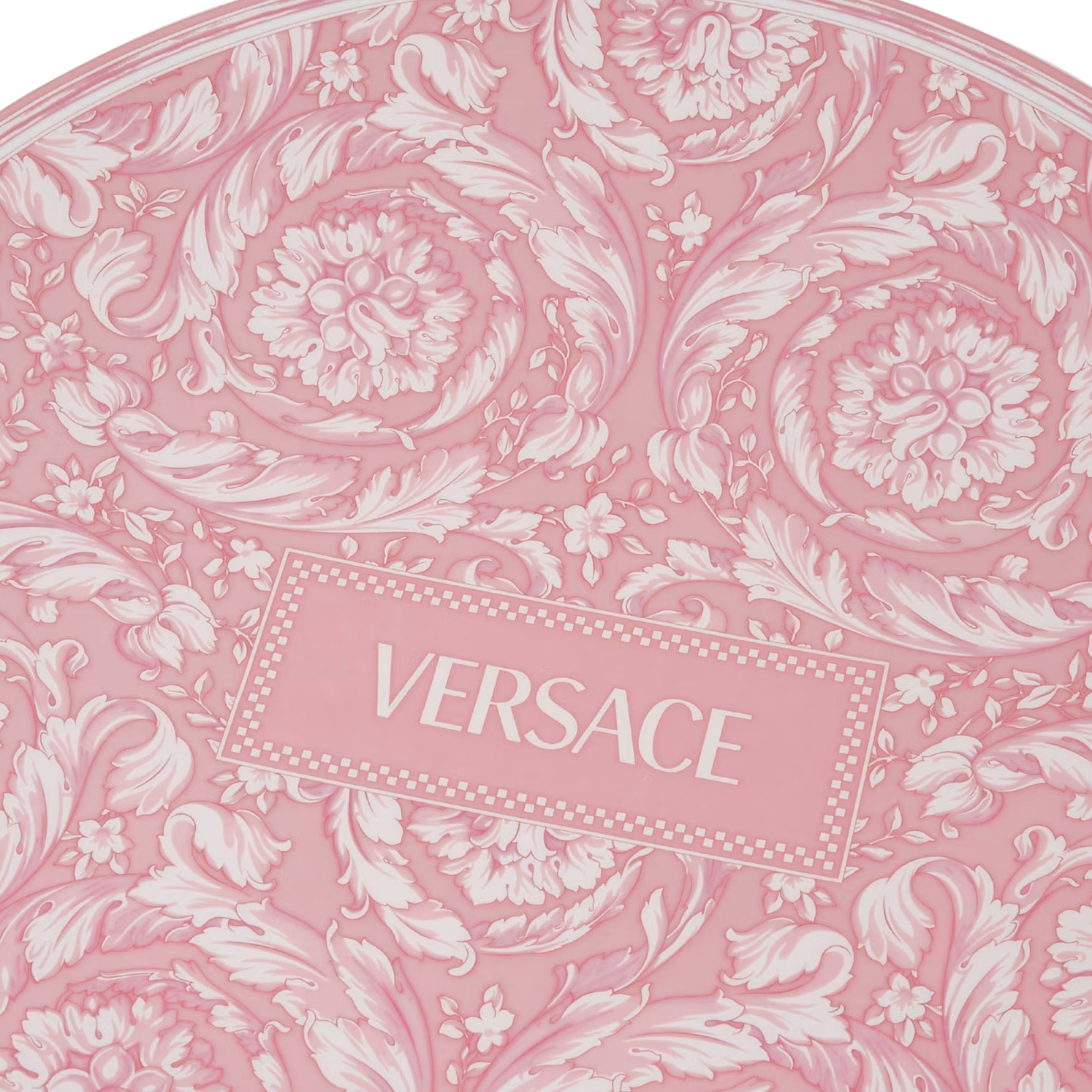 Barocco Rose charger plate by Versace Home | Maison Territo