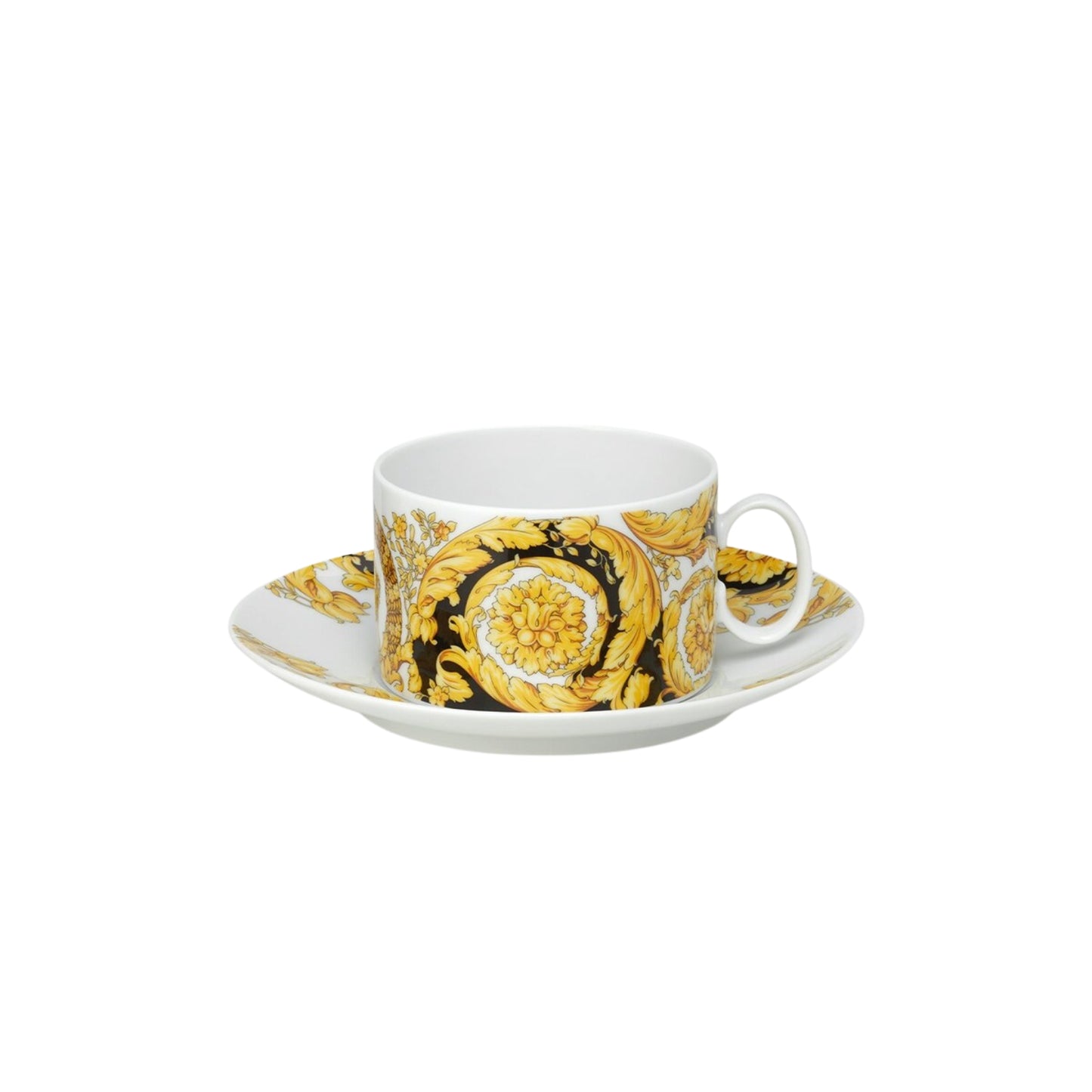 Barocco tea cup & saucer by Versace Home | Maison Territo