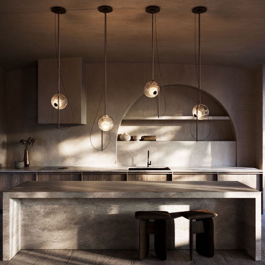 Golden furniture: a unique collection by Maison Territo