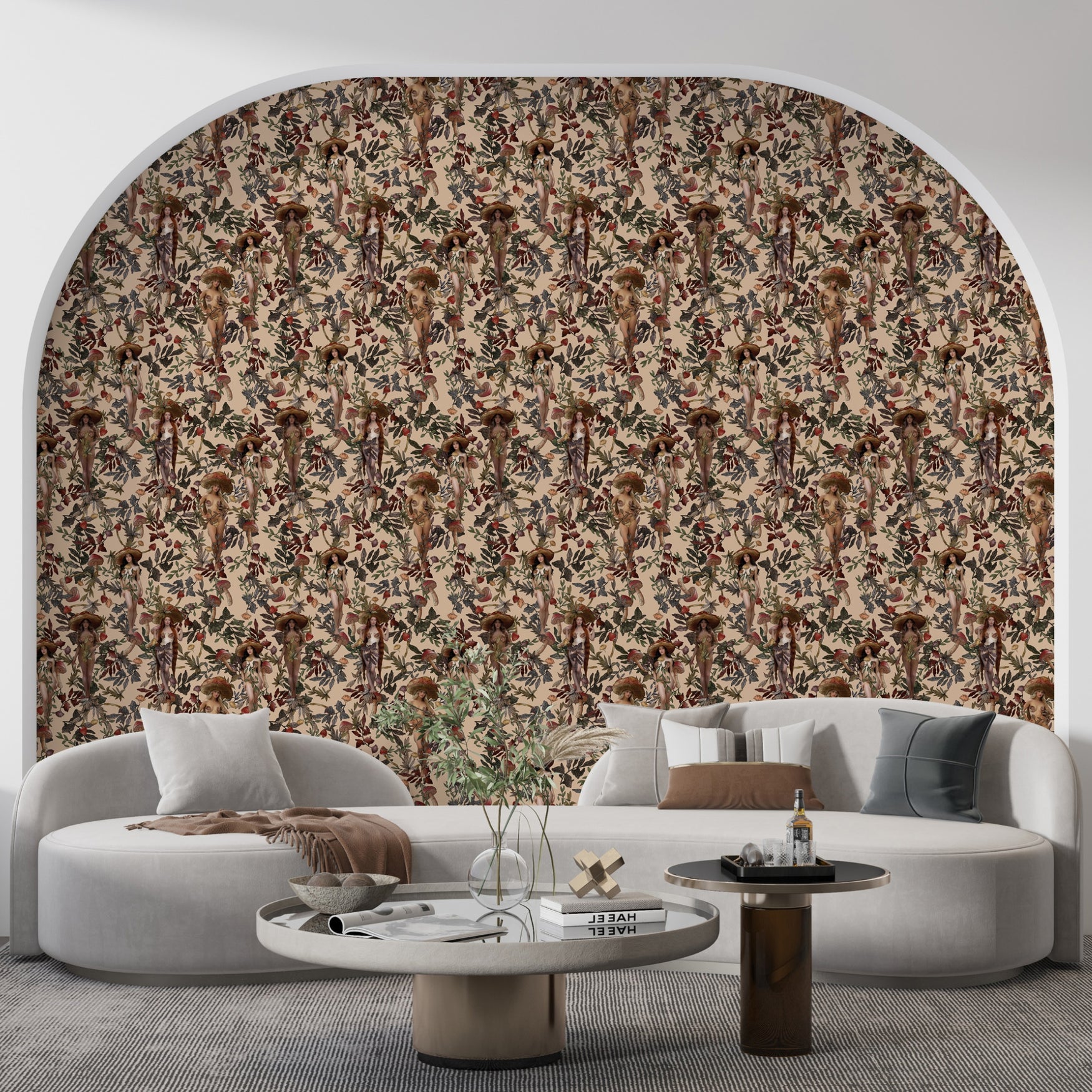Truffine pleurotte wallpaper by Nomad x Rebel | Maison Territo