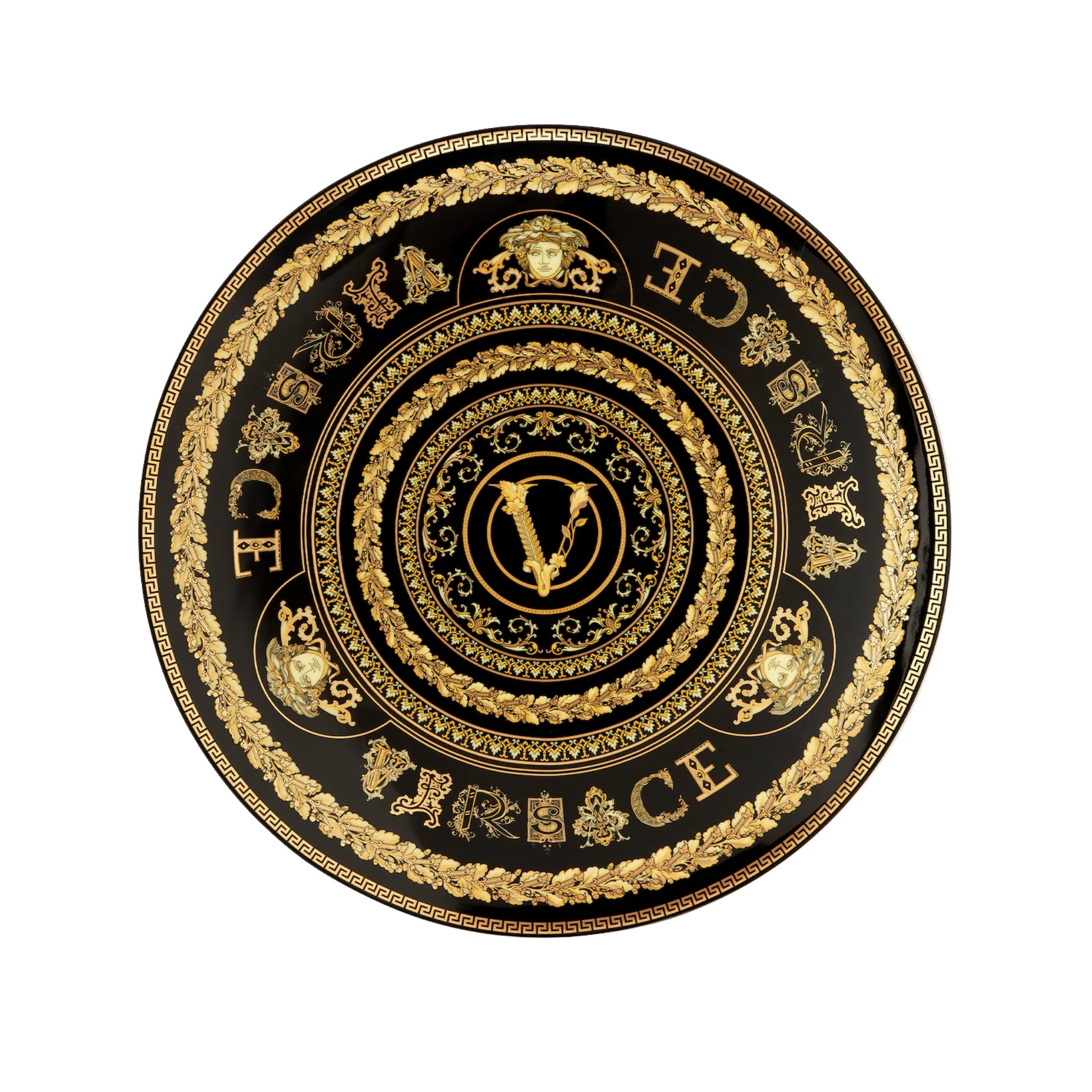 Virtus Gala Charger plate by Versace Home | Maison Territo